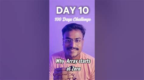 Day 10 100 Why Most Arrays Start At Index 0 Coding Facts Challenge Viral Youtube