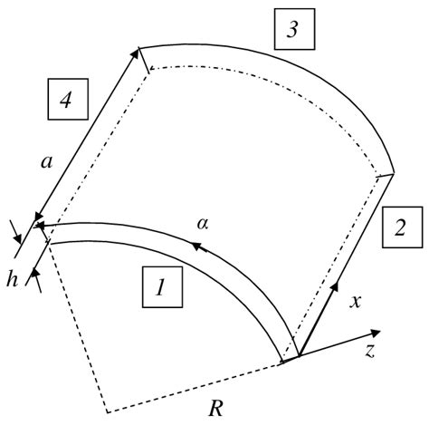 Shell Geometry And Coordinate System Download Scientific Diagram