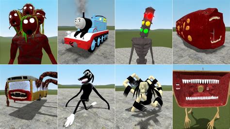 All Trevor Henderson And Leovincible In Garrys Mod [siren Head Cartoon
