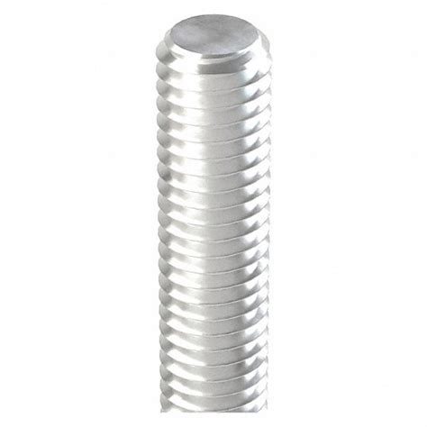 10 32 Thread Size Aluminum Fully Threaded Rod 10p781 Al 01003206 Pl Dar Grainger