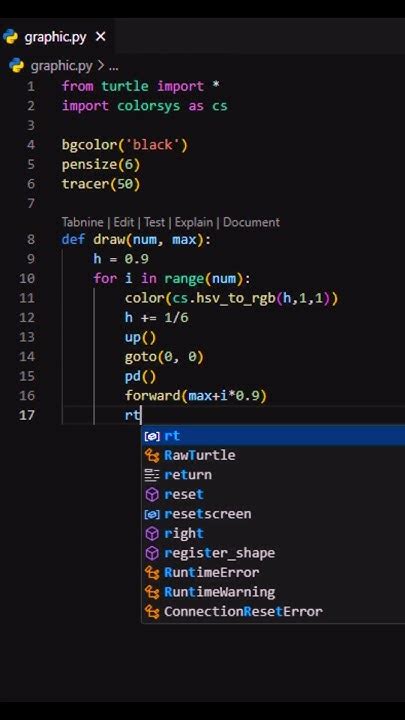 Drawing Cool Graphics Python Turtle 🔥🐢pythonturtle Coding Learnpython Python Shorts