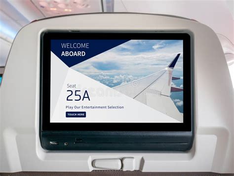 In Flight Entertainment Screen Inflight Screen Seatback Screen In