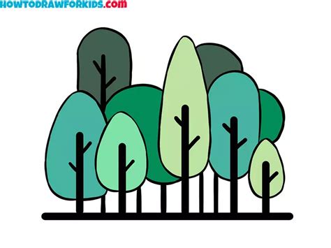 How To Draw A Forest Artofit How To Draw A Forest Artofit