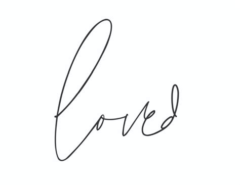 How To Write Loved In Cursive Font 3 Free Printables