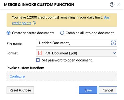 Merge And Invoke In Zoho Writer Help Zoho Deluge