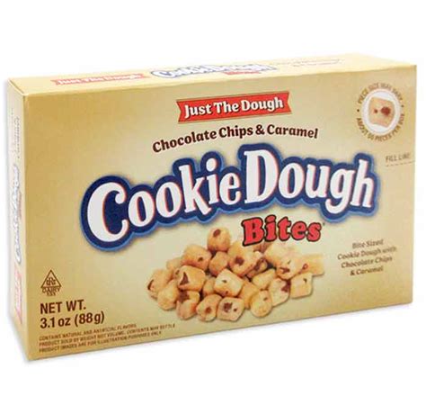 Cookie Dough Bites Just The Dough Chocolate Chips And Caramel