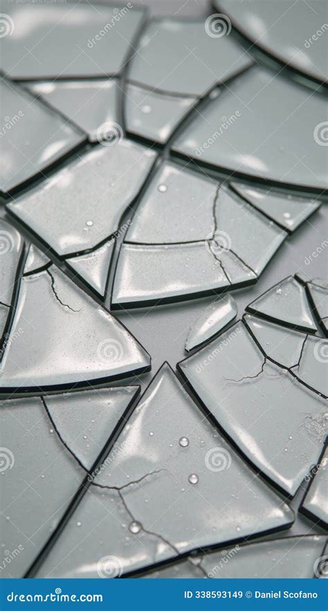 Shatter Patterns On Broken Glass Stock Illustration Illustration Of