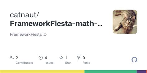 GitHub Catnaut FrameworkFiesta Math Problem Gen FrameworkFiesta D