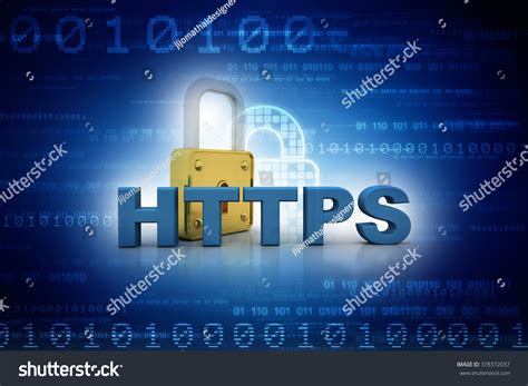 3d Image Hypertext Transfer Protocol Secure Stock Illustration 378372037 Shutterstock