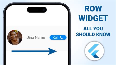 Row Widget Arrange Items Side By Side Flutter Youtube