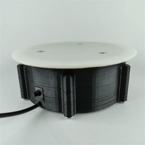 3d printable motorized rotating platform by idema 3d