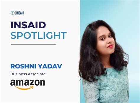 Insaids Spotlight Series Exclusive Interview With Roshni Yadav