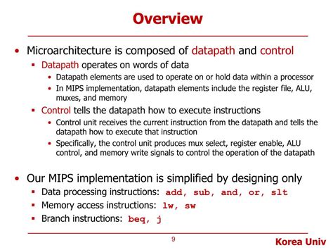 Ppt Lecture 5 Mips Processor Design Single Cycle Mips 1 Powerpoint