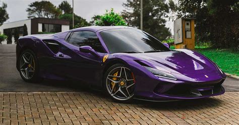 Este Es El Flamante Ferrari F8 Spider Morado “uvita” De Maluma Fuel Car Magazine