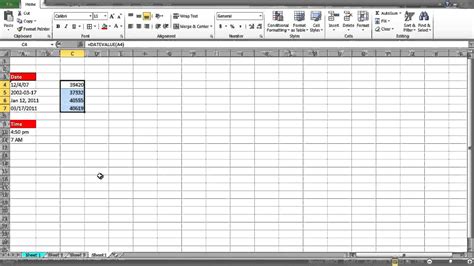 how to convert to date in excel youtube
