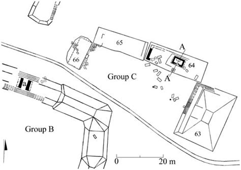 Group C Plan Map Showing Structure Numbers And Distribution Of Fallen Download Scientific
