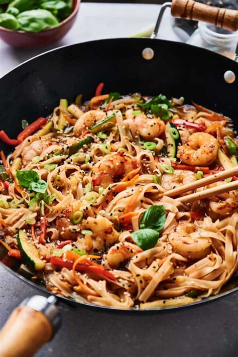 Thai Drunken Noodles Recipe Pad Kee Mao