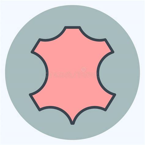 Icon Leather Suitable For Education Symbol Color Mate Style Simple Design Editable Design