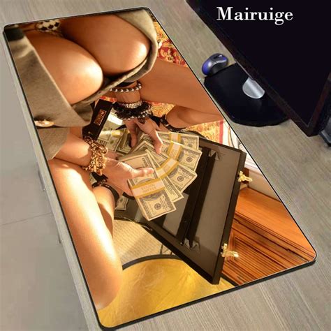 Mairuige X Cm Sexy Boobs Girl Anime Gaming Mouse Pad Lockedge Computer Large XL Rubber Desk