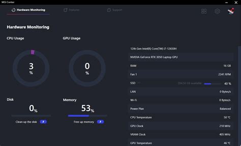 Msi Center Fan Speed Display Msi Global English Forum