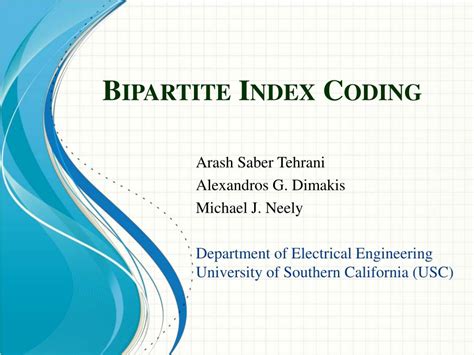 ppt bipartite index coding powerpoint presentation free download