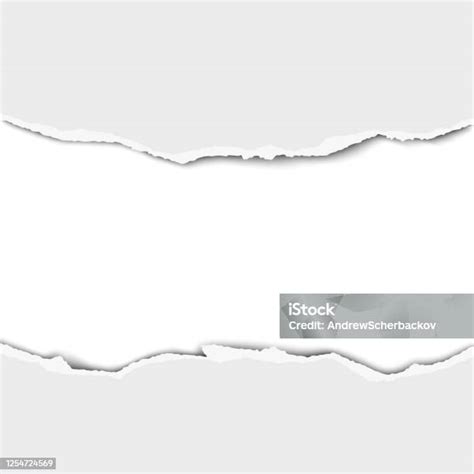 그 아래에 흰색 배경흰색 종이의 찢어진 중간 벡터 템플릿 용지 디자인 0명에 대한 스톡 벡터 아트 및 기타 이미지 0명 가장자리 거친 Istock