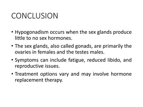 Hypogonadism Primary And Secondary Pptx