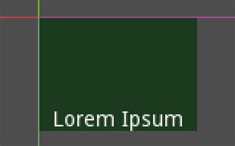 Label With Bottom Alignment Draws Outside Of Its Boundaries With The