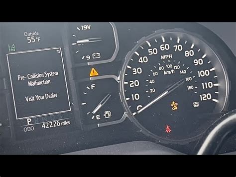 How To Reset Toyota Pre Collision System Malfunction