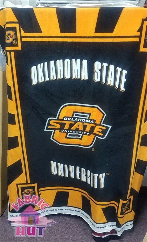 Ok College Football Fleece Material