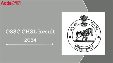 OSSC CHSL Result 2024 Out For Group B And C Posts Mains Result PDF Cut Off Marks