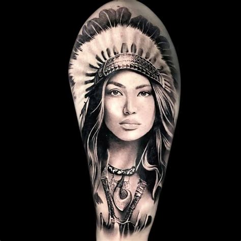 Woman Portrait Tattoo