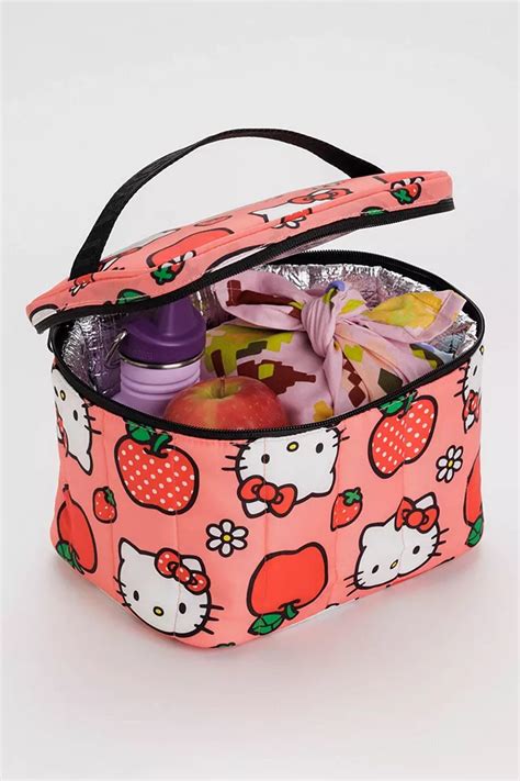 Baggu Hello Kitty Apple Puffy Lunch Bag Urban Outfitters Uk