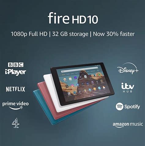 Amazon Kindle Fire Hd 10 9th Gen 10 32gb Wifi Black Tablet Morgan