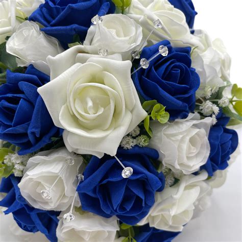 Royal Blue Wedding Bouquets 60 Photos