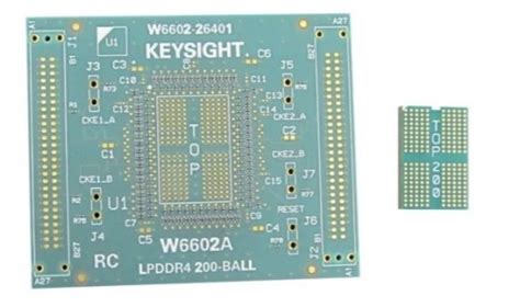 W6602a Rc Bga Interposer Lpddr4 200 Ball Rigid Connects Using 2x
