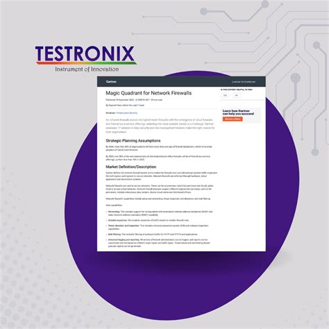 Next Generation Firewall Testronix