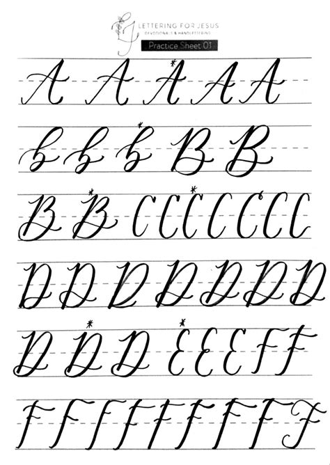 Cursive Alphabet Reference Sheet Download Printable Cursive