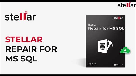 Réparation Dune Base De Données Sql Server Avec Stellar Repair For Ms Sql Technician