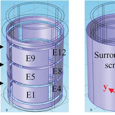 Schematic Of A Three Plane Ect Sensor With 12 Electrodes Download
