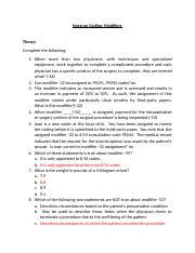 Understanding Modifiers In Medical Coding Course Hero