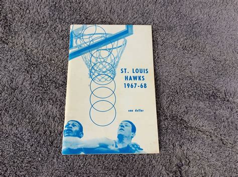 1967 68 Aba St Louis Hawks Basketball Media Guide Yearbook
