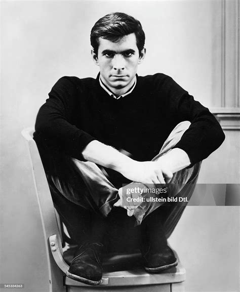 Perkins Anthony Actor Usa Scene From The Movie Psycho