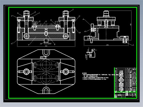 CA6140车床拨叉831008零件的铣断夹具设计 AUTOCAD 2004 模型图纸下载 屿双网