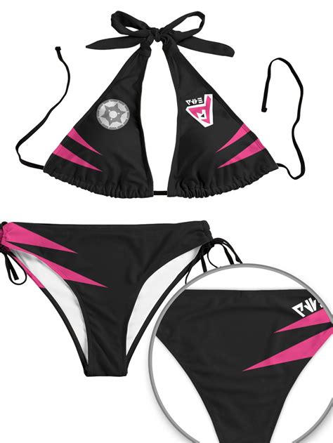 Five Leaf Clover Bikini Black Clover Bikini Anime Bikini Swimsuit