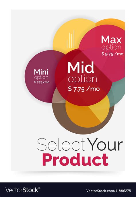 Business Layout Select Your Product With Sample Vector Image Business Layout Select Your Product With Sample Vector Image