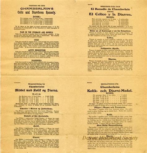 Instruction Sheet Detroit Historical Society