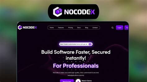 Nocode X Lifetime Deal Build Full Stack Apps Without Coding