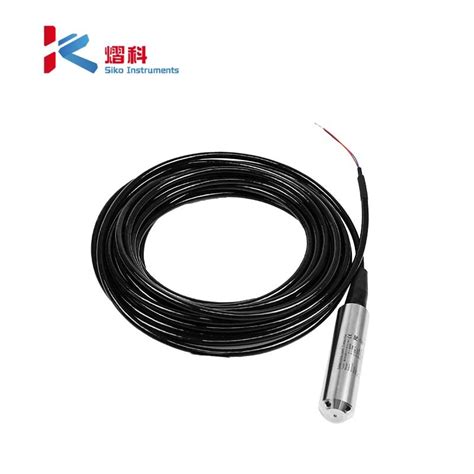 M Depth MA Submersible Stainless Steel Probe Water Level Sensor For Deep Well Water