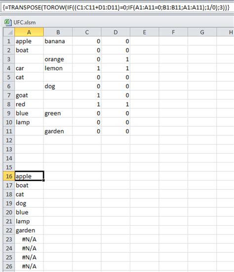 How Can I Control Column Number In Excel Index Function Based On